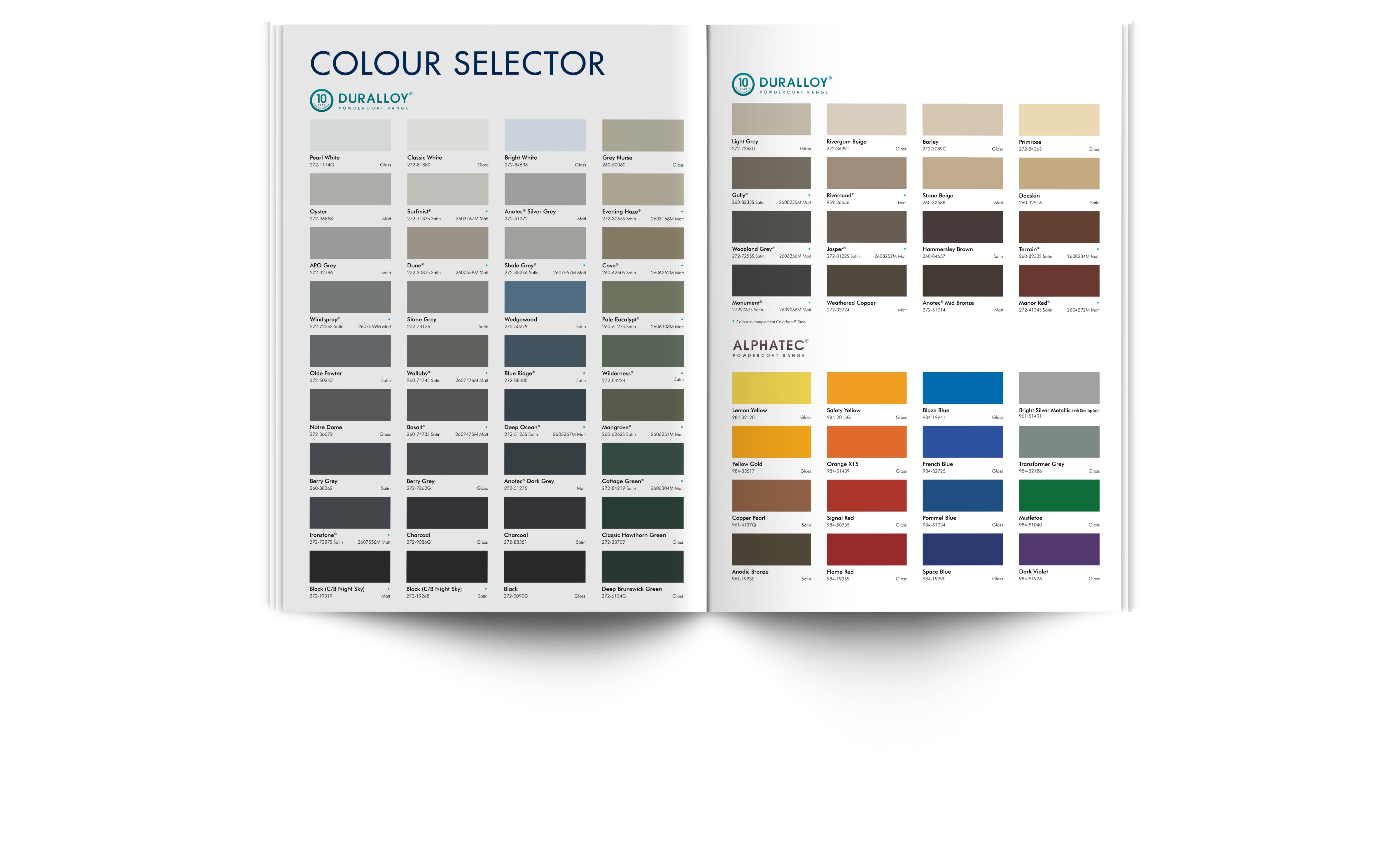 Ulltraclad – Colour Selector